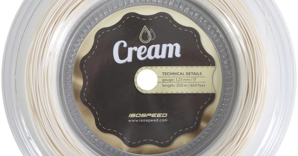 ISOSPEED CREAM STRING REEL 200M
