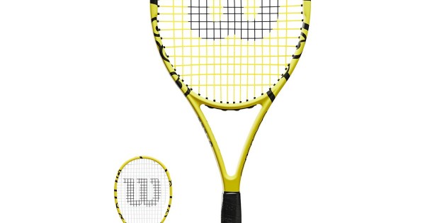 WILSON MINI RACQUET MINIONS BLACK YELLOW